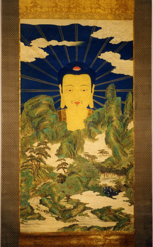 Yamagoe Amida zu 山越阿弥陀図 · A Land in the Clouds: Japanese Raigo ...