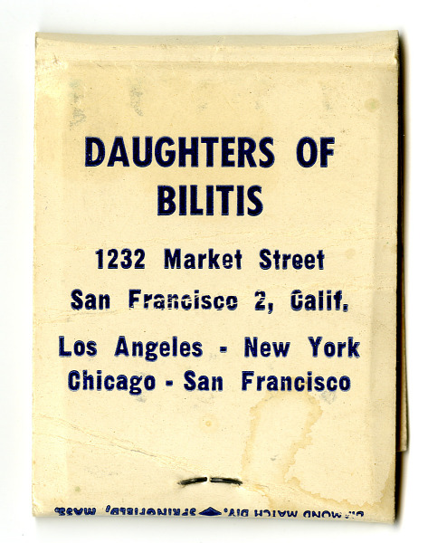 Match Book · Daughters of Bilitis: Climbing the Ladder of Social Change ...